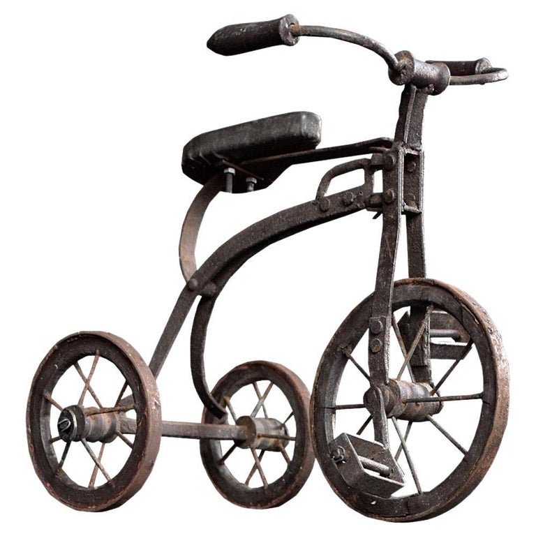 Early 20th Century Scratch-Built Tricycle Model For Sale at 1stDibs