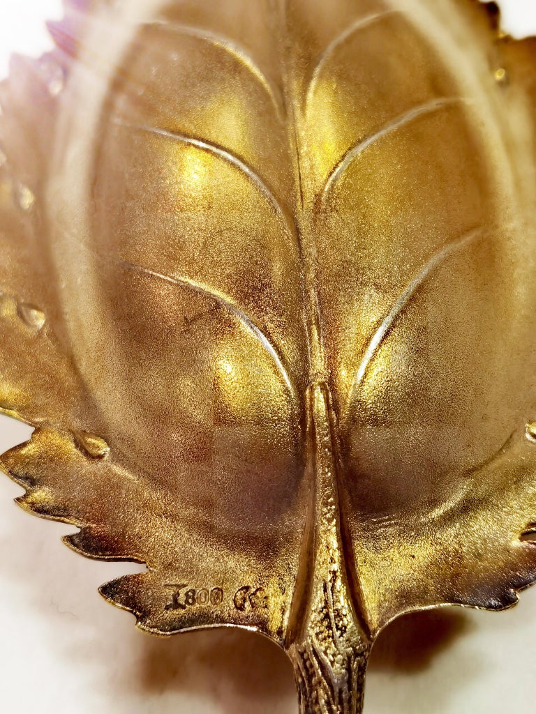 Early 20th Century Set of Salad Servers Gilt Silver, Germany For Sale ...