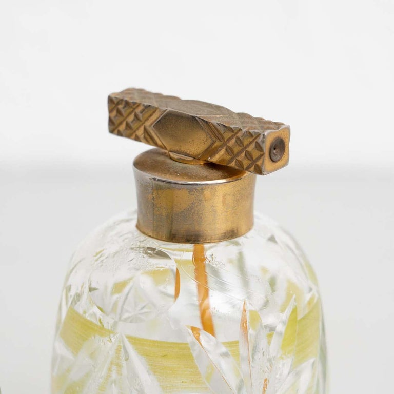 Early 20th Century Set of Three Antique Glass Bottles and Containers ...