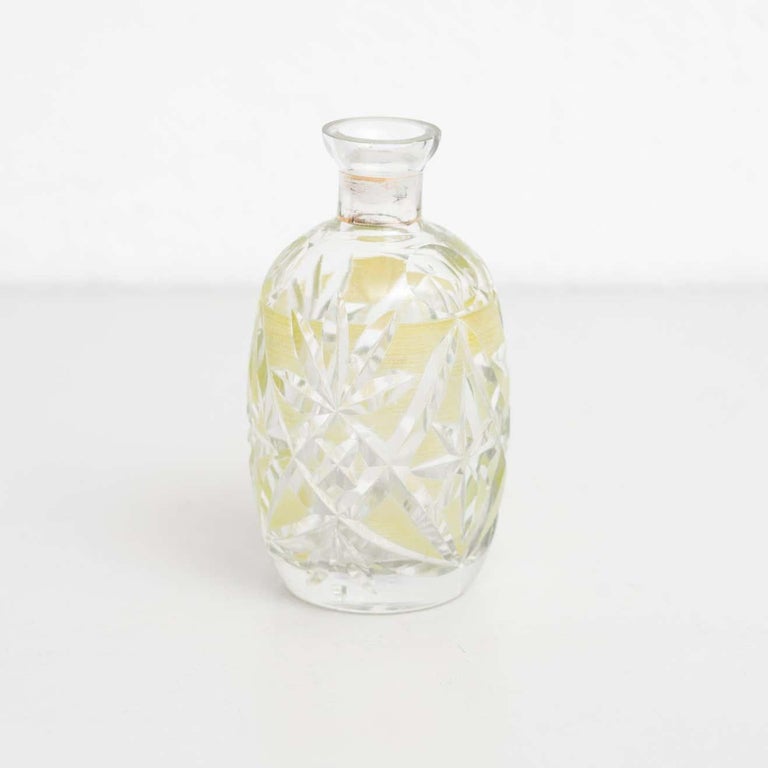 Early 20th Century Set of Three Antique Glass Bottles and Containers ...