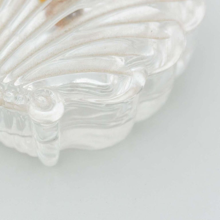 Early 20th Century Shell Crystal Jewelry Box For Sale at 1stDibs