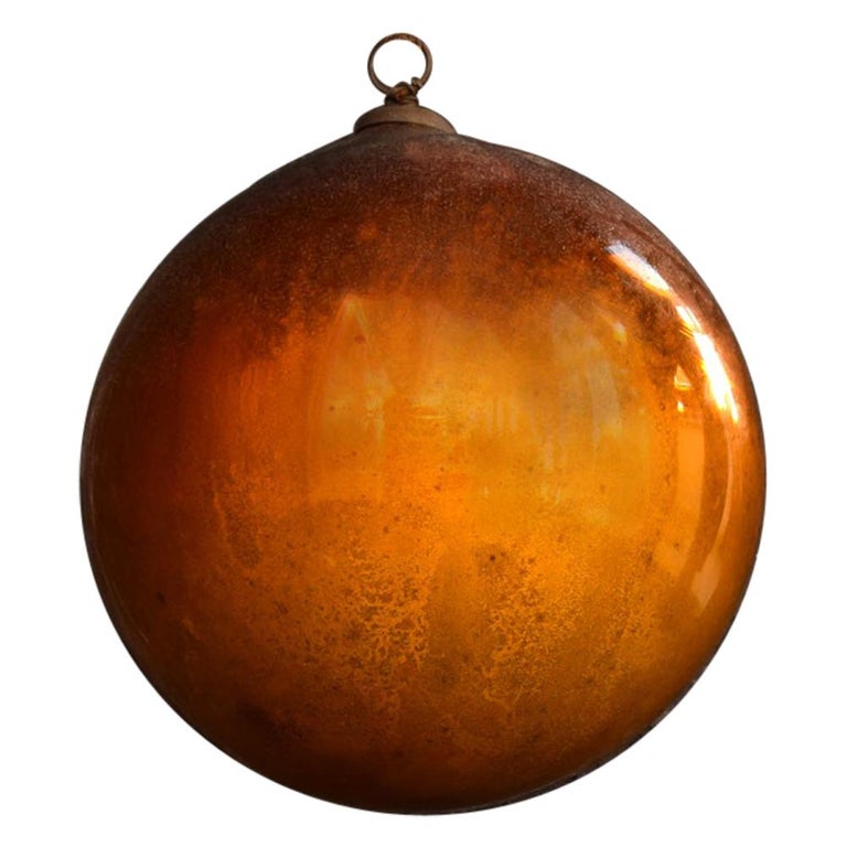 Early 20th Century Shop Display Oversized Witches Ball at 1stDibs