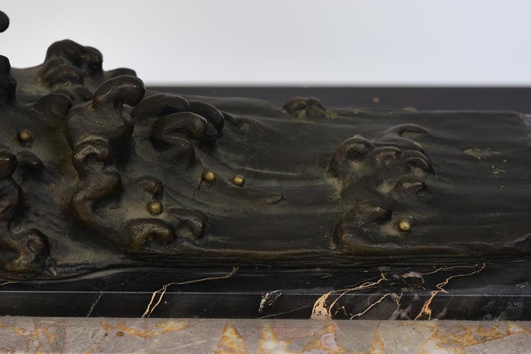 Early 20th Century, Showa, Antique Japanese Bronze Flying Bird For Sale ...