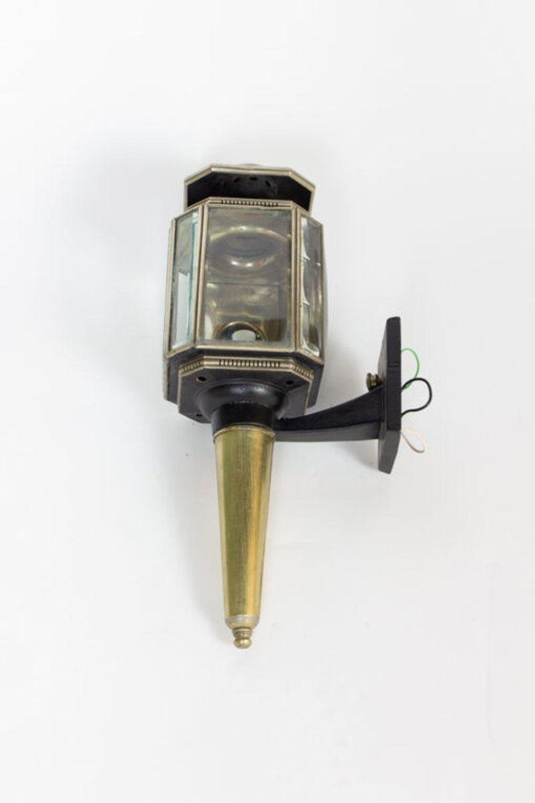 Early 20th Century Single Carriage Light For Sale at 1stDibs