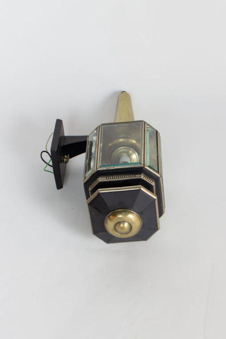 Early 20th Century Single Carriage Light For Sale at 1stDibs