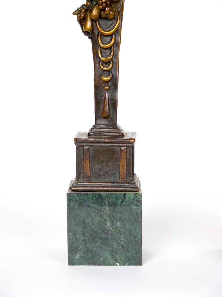 Early 20th Century Small Pair Bronze Sculpture For Sale at 1stDibs