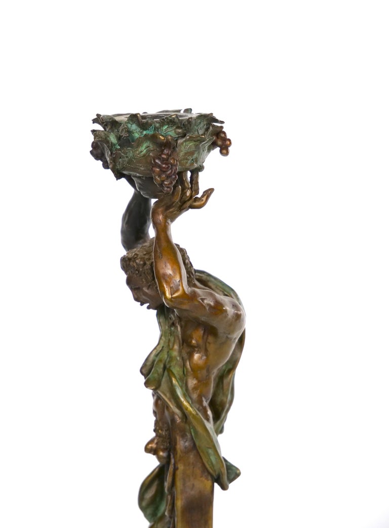 Early 20th Century Small Pair Bronze Sculpture For Sale at 1stDibs