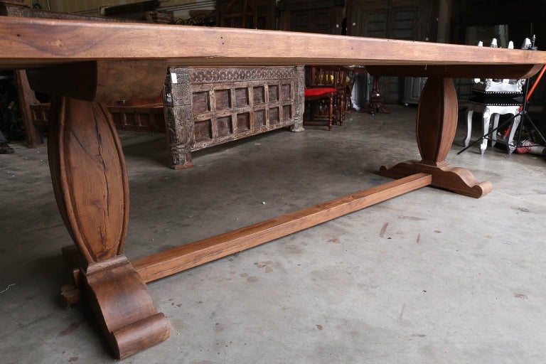 Early 20th Century Solid Teak Wood British Colonial Classic Dining ...