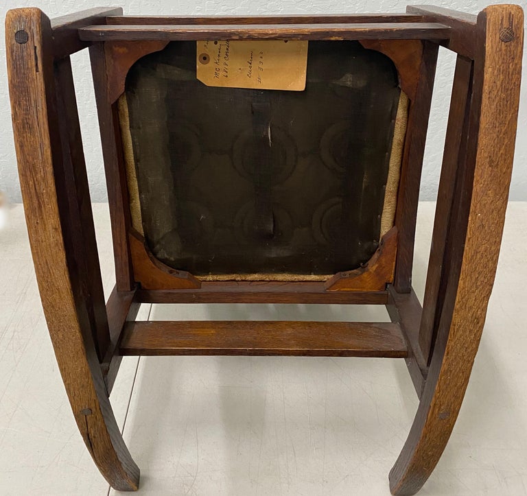 Early 20th Century Stickley Mission Oak Rocking Chair, circa 1910 at ...