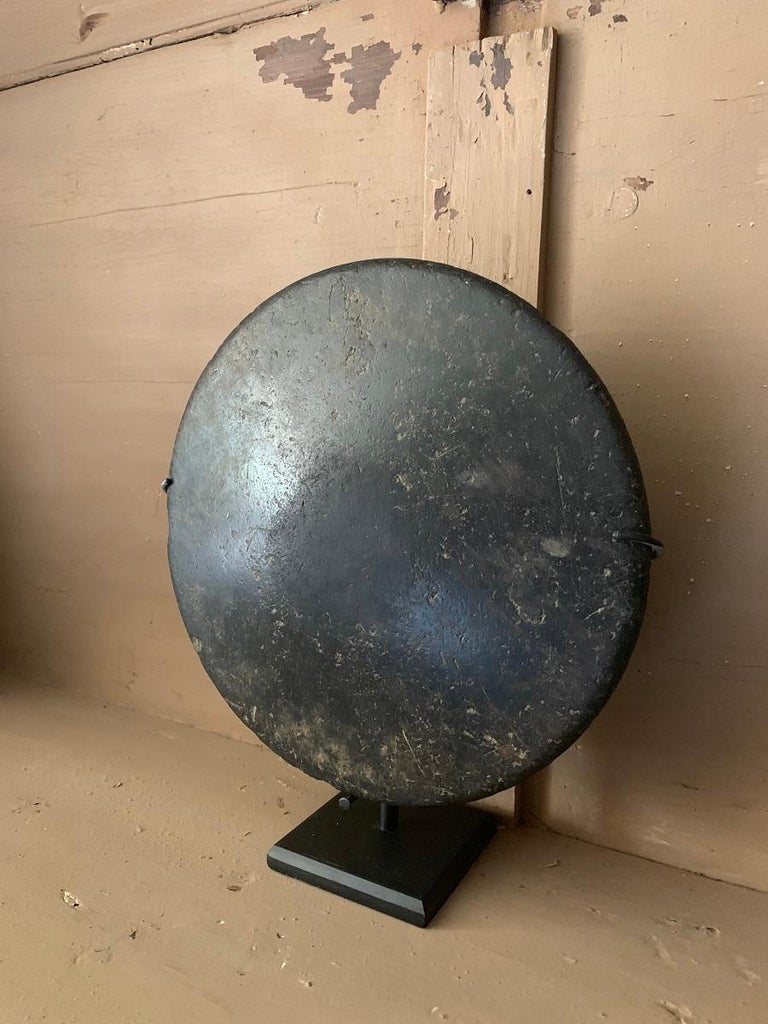 Early 20th Century Stone Disc For Sale at 1stDibs