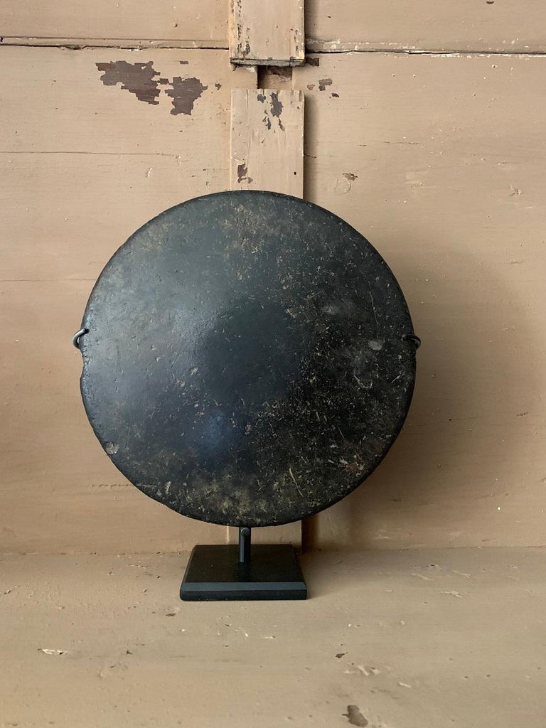 Early 20th Century Stone Disc For Sale at 1stDibs