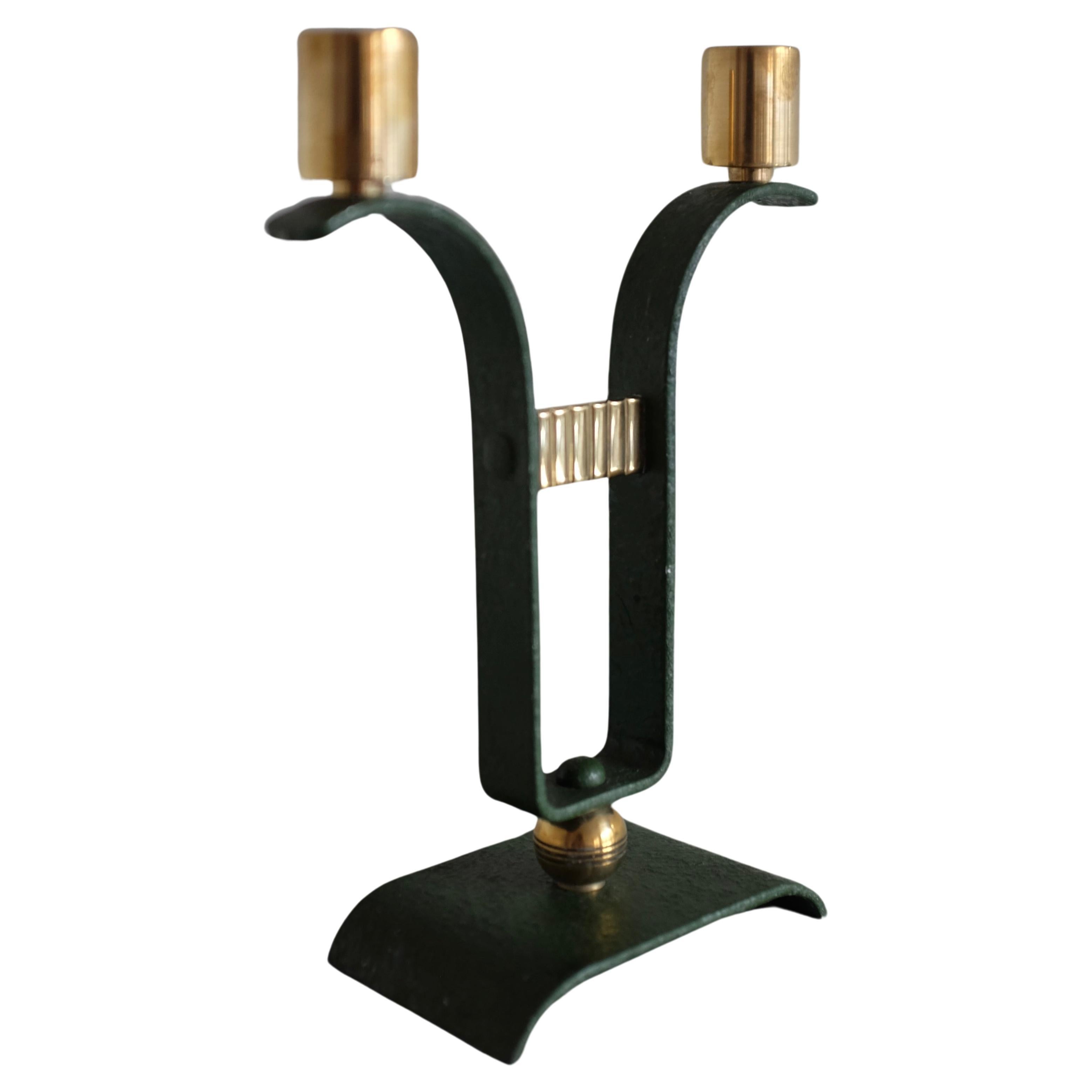 Unusual Early 20th C Figural Candlestick of a Boy Holding a Ball on His ...