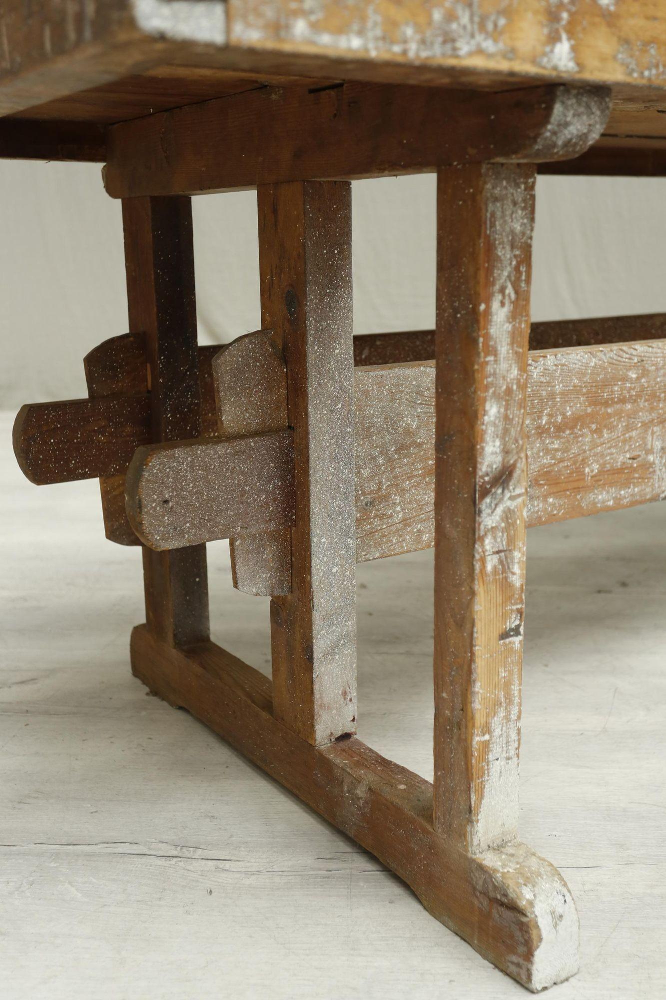 Early 20th Century Swedish Industrial Workbench For Sale at 1stDibs