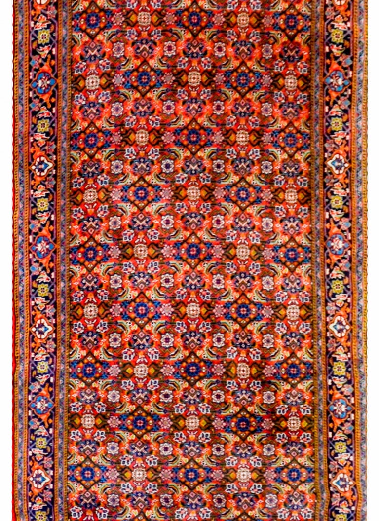 Early 20th Century Tabriz Runner For Sale at 1stDibs