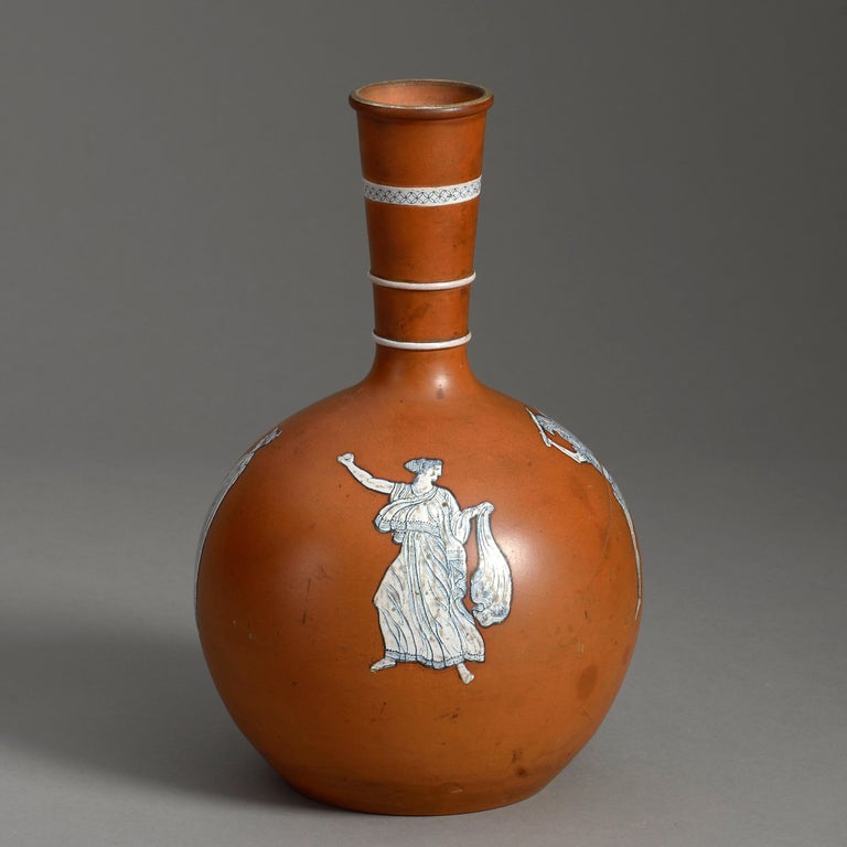 Early 20th Century Terracotta Attic Vase at 1stDibs