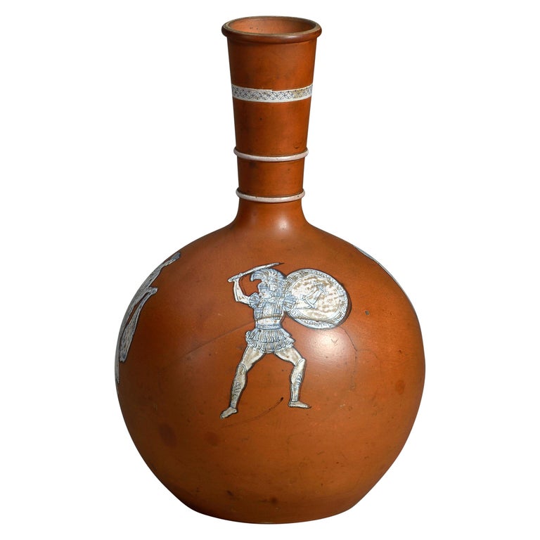 Early 20th Century Terracotta Attic Vase at 1stDibs