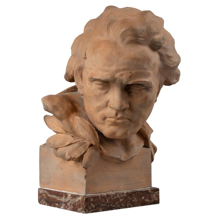 Early 20th Century Terracotta Bust Ludwig von Beethoven by A. Azori at ...