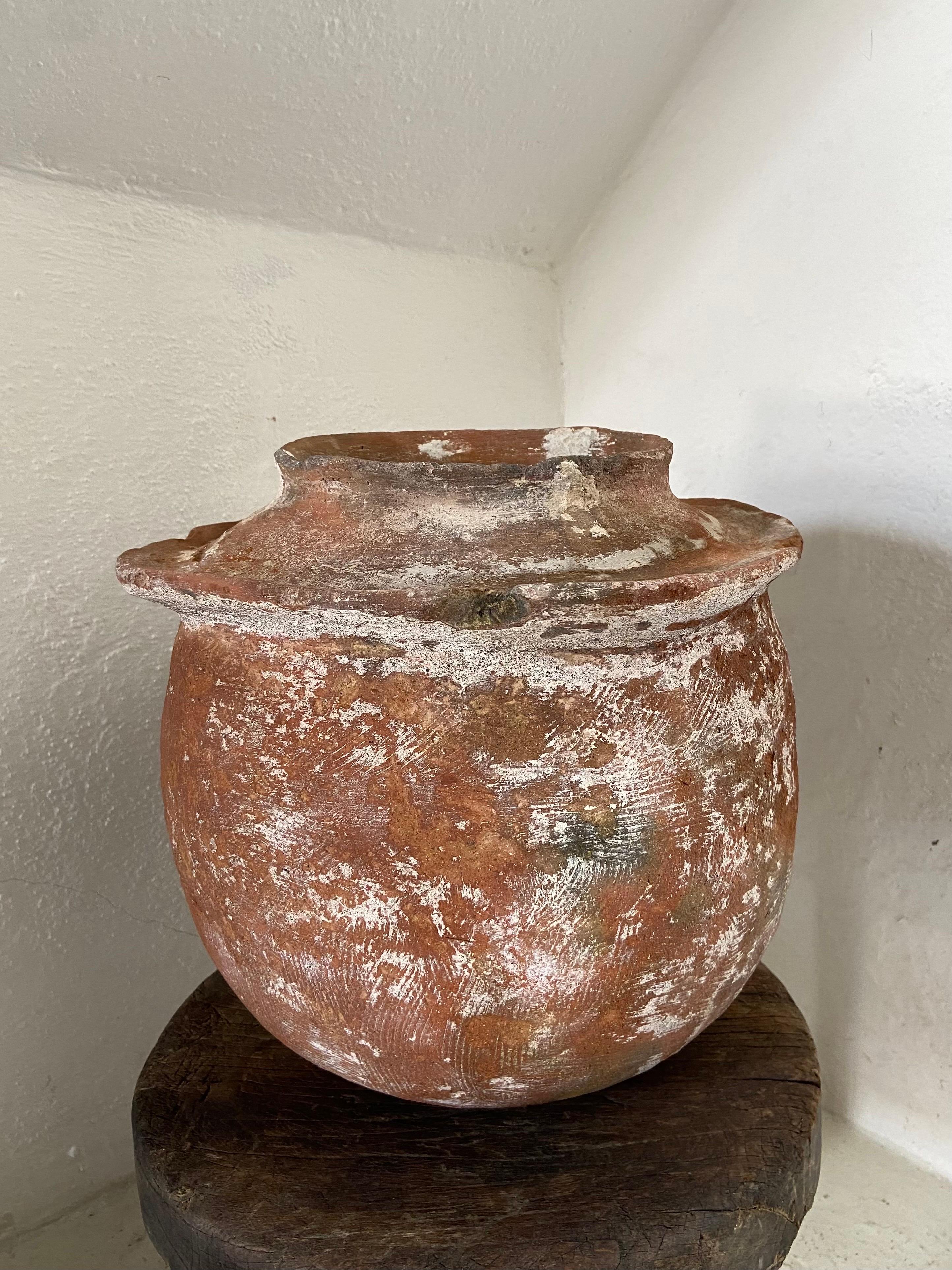 Early 20th Century Terracotta Water Vessel from Mexico For Sale at 1stDibs