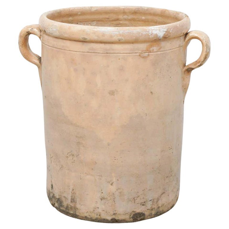 Early 20th Century Traditional Spanish Ceramic Vase For Sale at 1stDibs