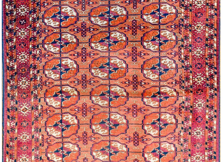 Early 20th Century Turkman Rug For Sale at 1stDibs