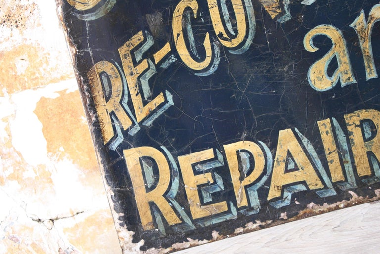 Early 20th Century "Umbrellas Re-Covered and Repaired" Trade Shop Folk ...