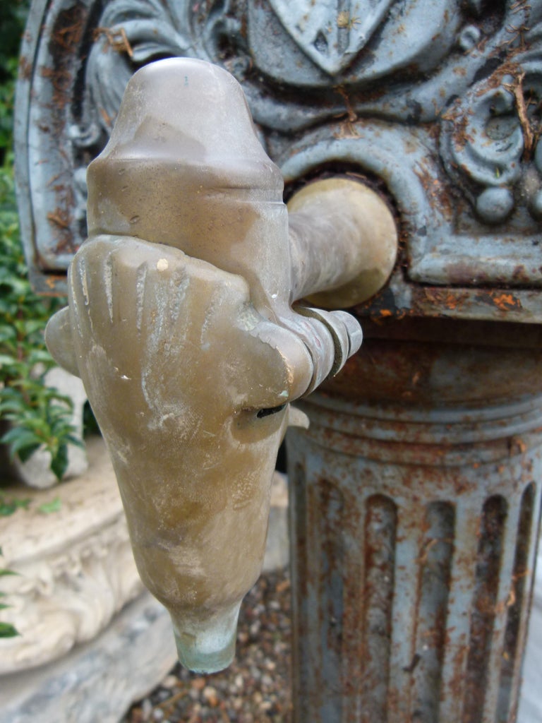 Early 20th Century Urban Cast Iron Fountain with a Low-Lying Sink For ...