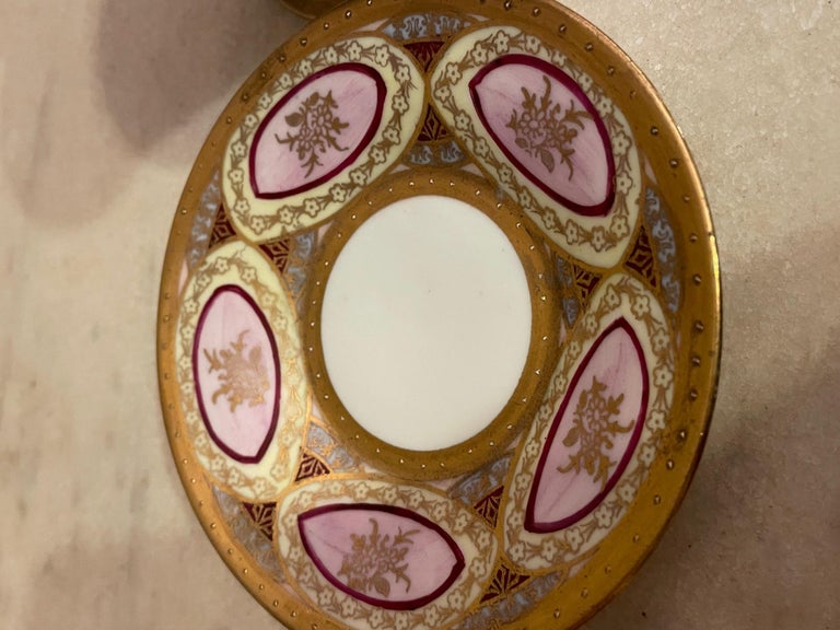 Early 20th Century Vienna Porcelain Set of Tea Cups, 1900s For Sale at ...