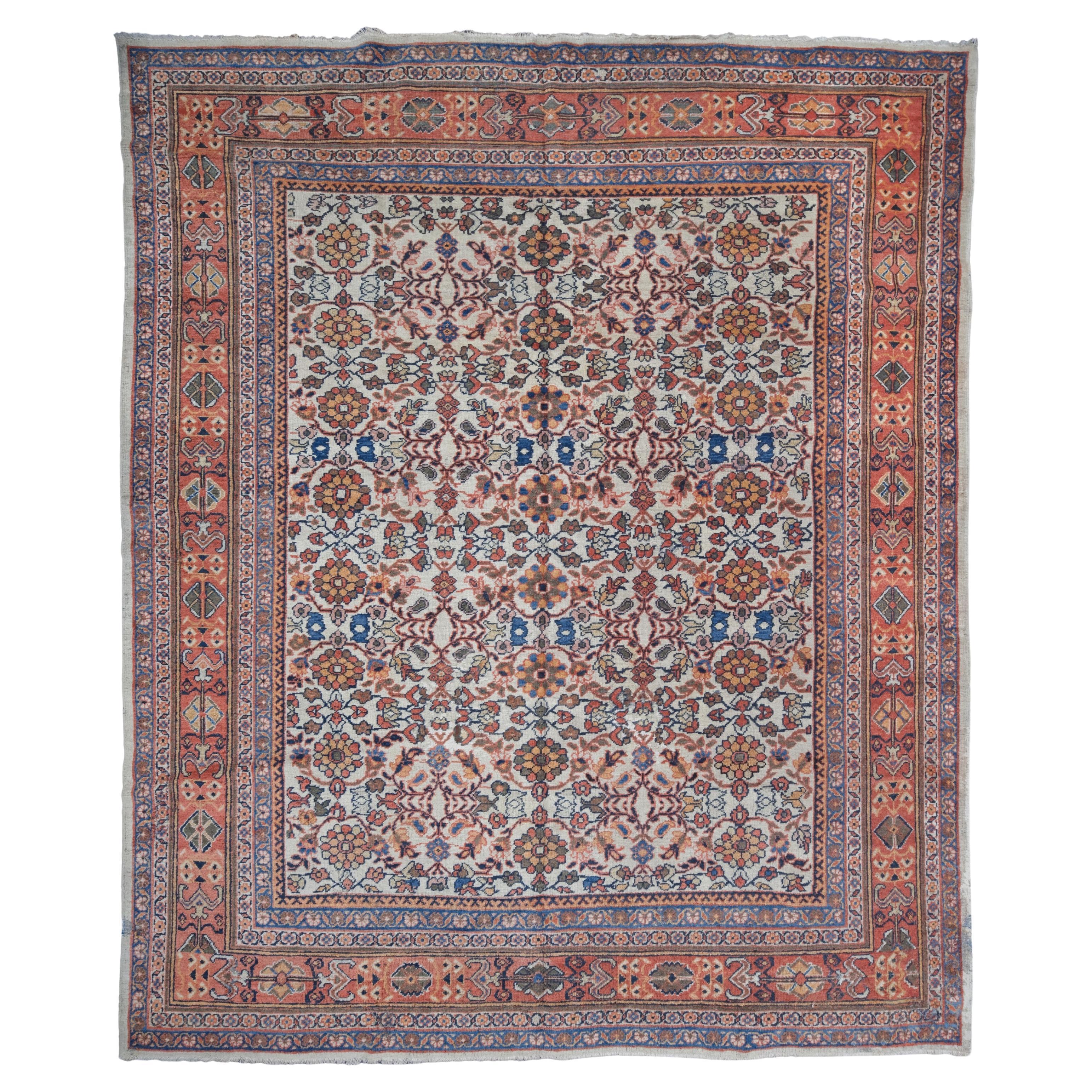 20th Century Vintage Mahal Carpet - Vintage Persian Wool Mahal Carpet ...