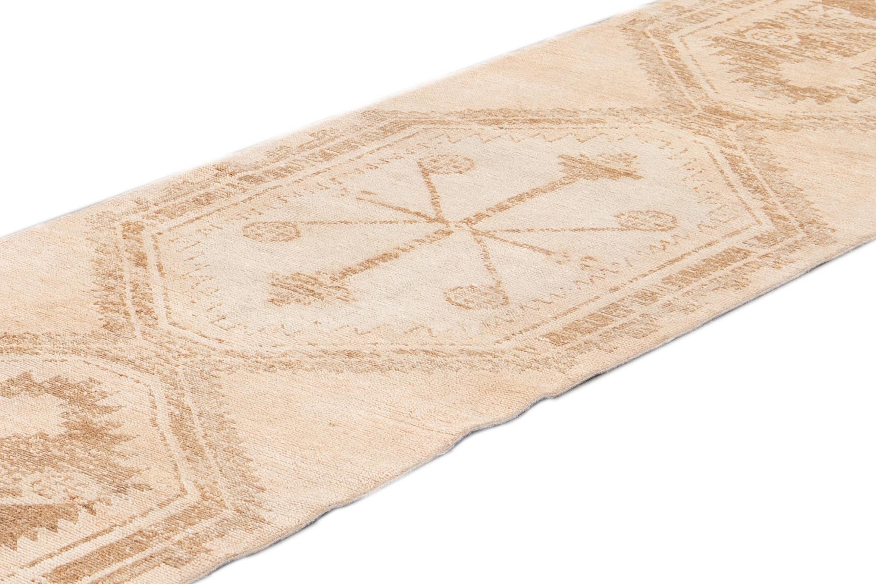 Early 20th Century Vintage Turkish Wool Runner Rug For Sale at 1stDibs