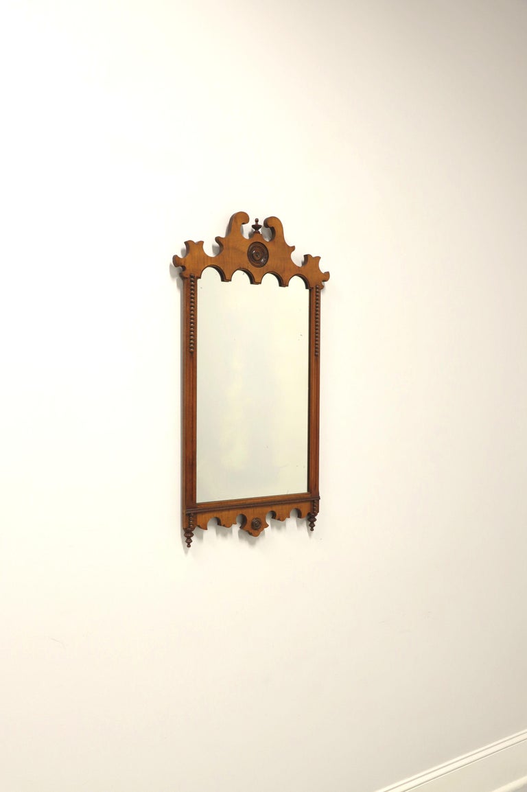 Early 20th Century Walnut Chippendale Style Wall Mirror at 1stDibs
