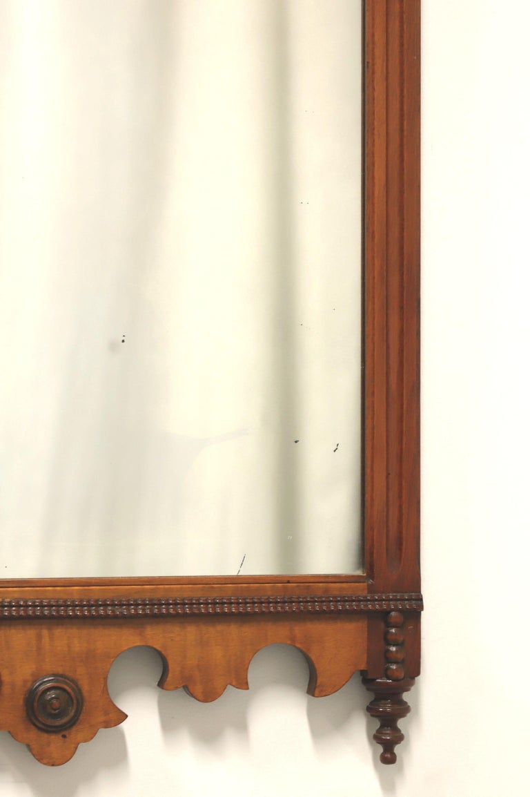Early 20th Century Walnut Chippendale Style Wall Mirror at 1stDibs