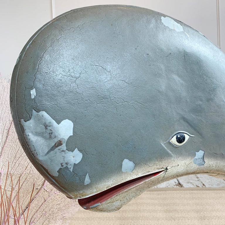 Early 20th Century Whale Shop/Trade Sign For Sale at 1stDibs