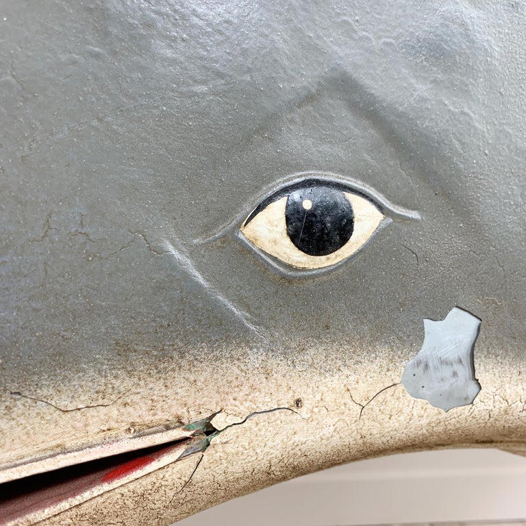 Early 20th Century Whale Shop/Trade Sign For Sale at 1stDibs