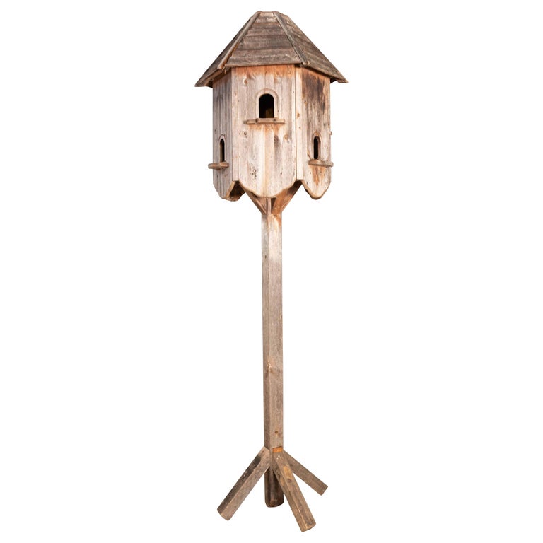 Early 20th Century Wood Dovecote on Stand at 1stDibs