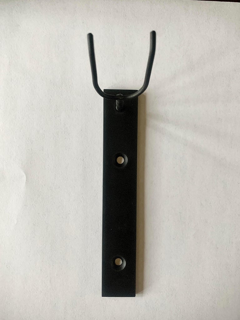 Early 20th Century Wooden Rake on Custom Wall Mount For Sale at 1stDibs