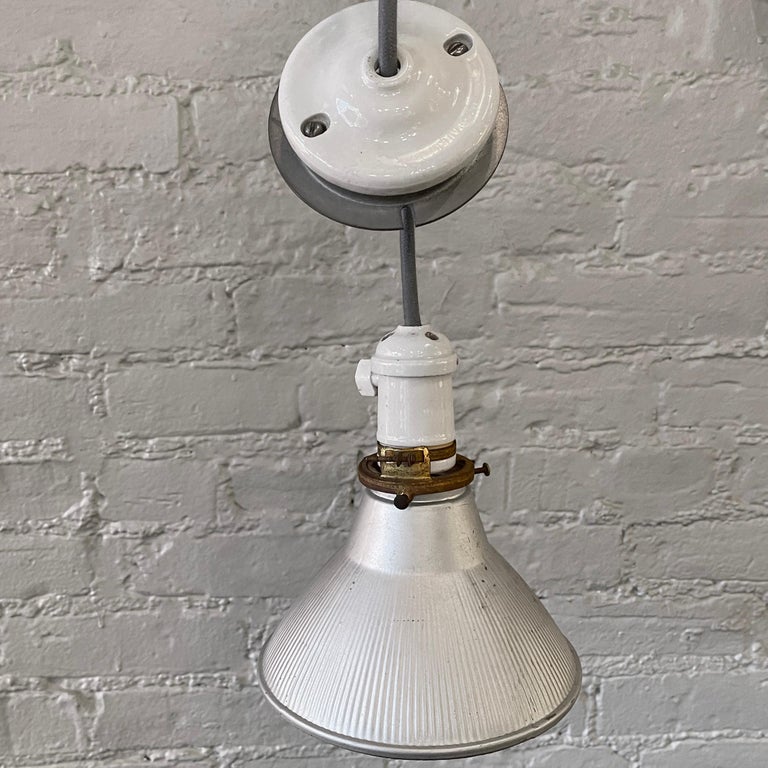 Early 20th Century X-Ray Mercury Glass Bell Pendant For Sale at 1stDibs