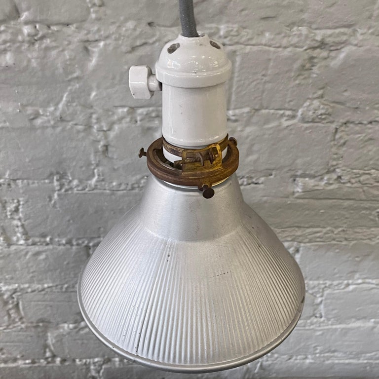 Early 20th Century X-Ray Mercury Glass Bell Pendant For Sale at 1stDibs