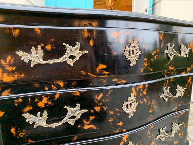 Early 20th French Faux Tortoise Shell Chest at 1stDibs