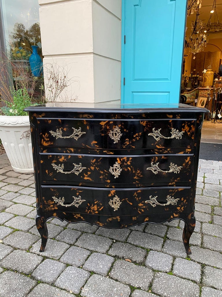 Early 20th French Faux Tortoise Shell Chest at 1stDibs