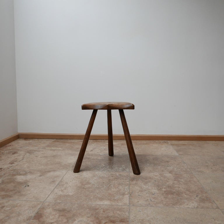 Early 20th French Milking Stool or Side Table at 1stDibs
