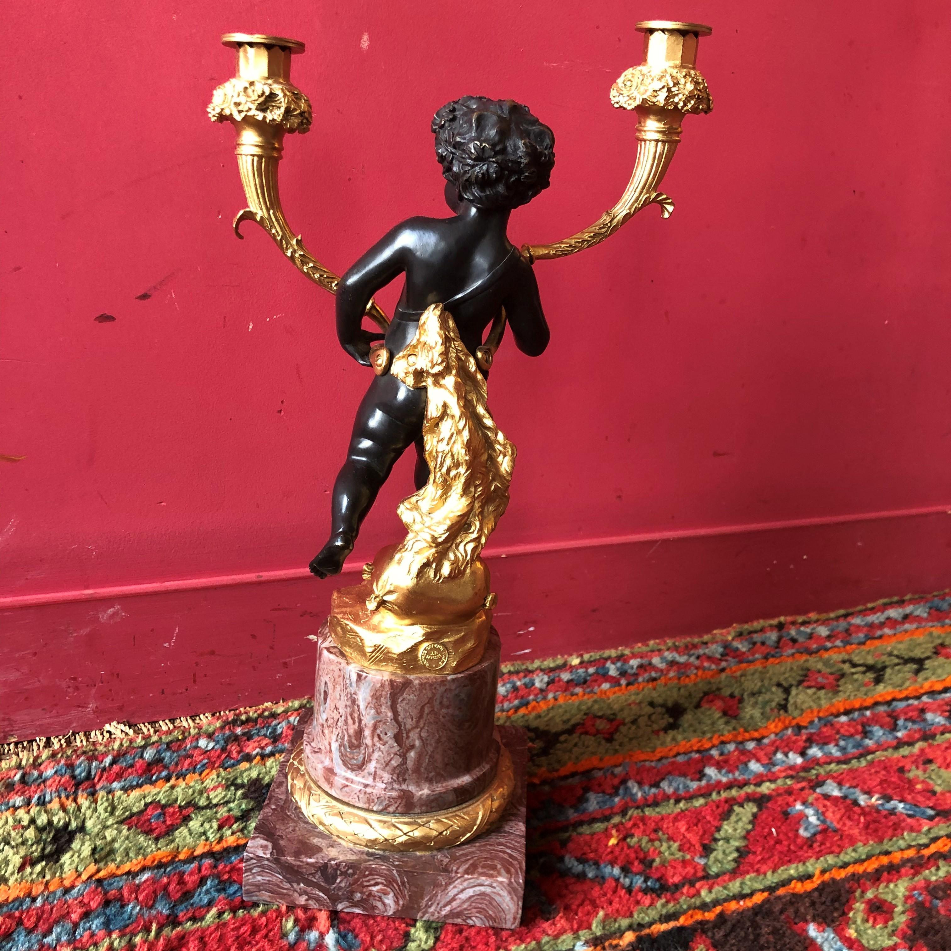 Early 20th Important Pair of Candelabras For Sale at 1stDibs