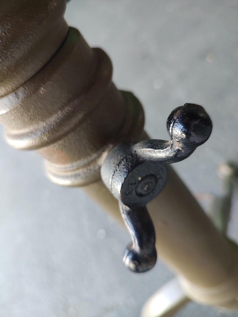 Early 20thC Fully Adjustable Drafting Table in Original Paint Military ...