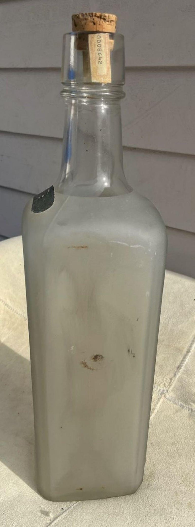 Early 20thc Gin Bottle from a Bar For Sale at 1stDibs