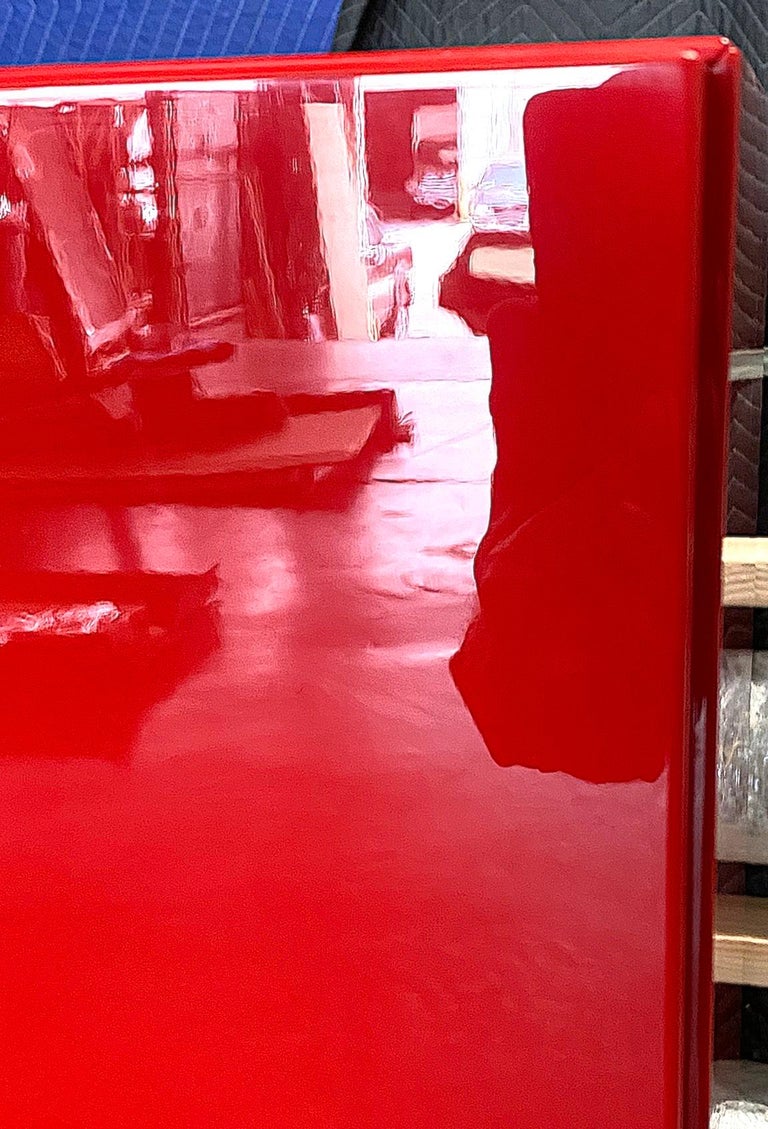 Early 21st Century Red Lacquer Bar/Cabinet, Piero Lissoni at 1stDibs