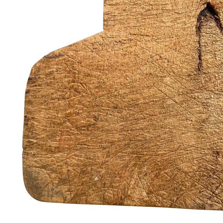 Early 29th Century French Butcher's Chopping Block For Sale at 1stDibs