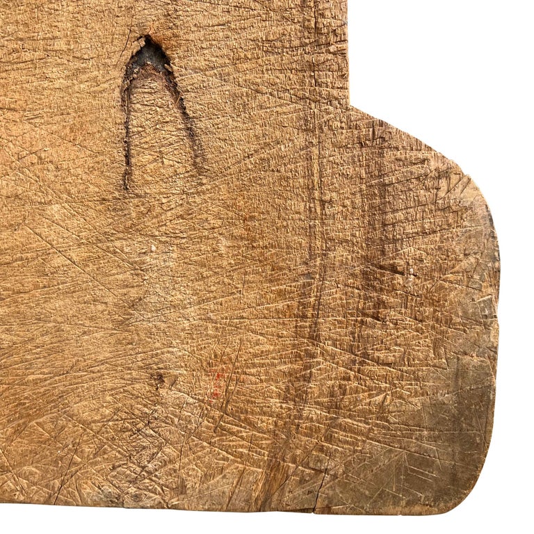 Early 29th Century French Butcher's Chopping Block For Sale at 1stDibs