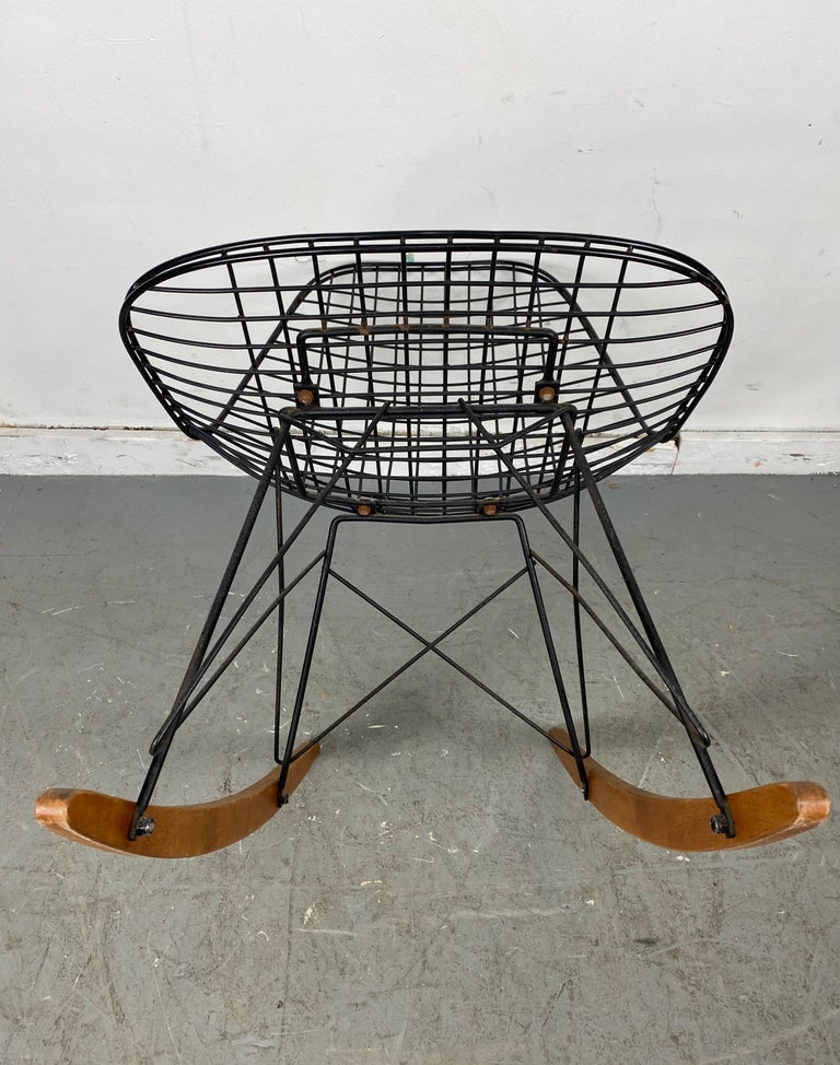 Early 2nd Generation Charles Eames RKR Rocker by Herman Miller For Sale ...