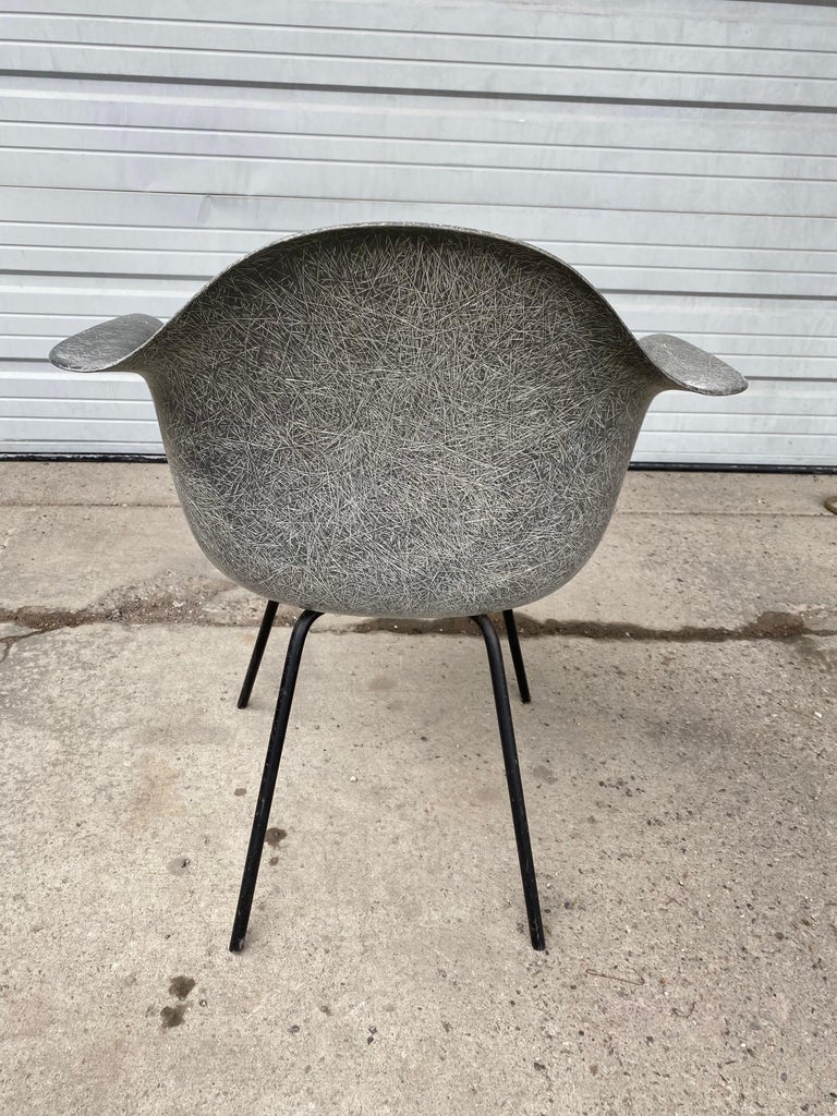 Early 2nd Generation X Base Arm Shell Lounge Chair by Charles Eames For ...