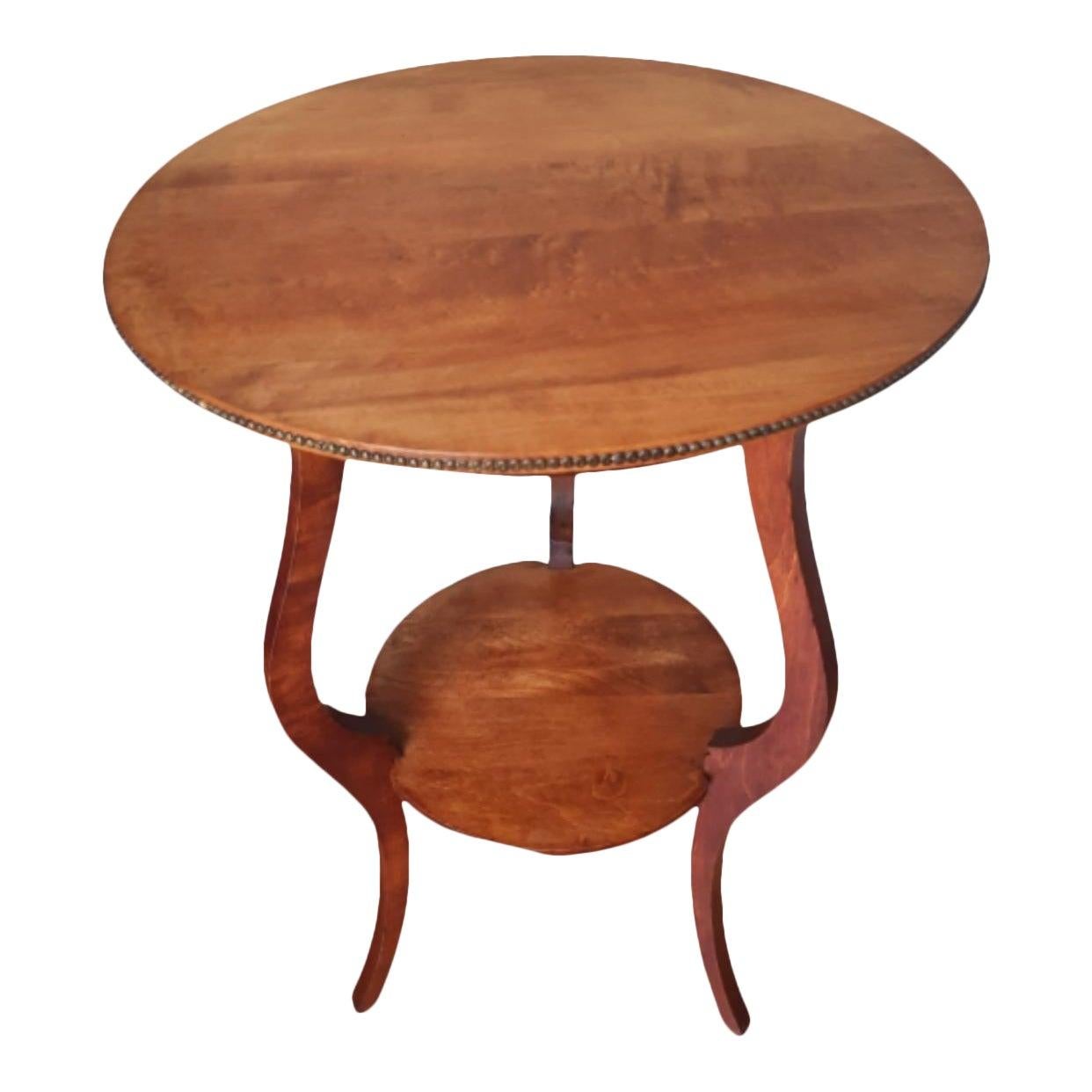 19th Century Jamestown Mahogany Two Tier Table For Sale at 1stDibs