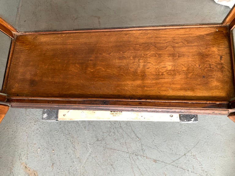 Early American Tabletop Wooden Display Case For Sale at 1stdibs
